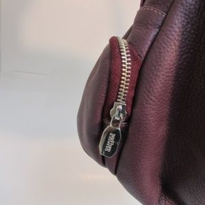 Prune | Bags | Prune Dark Burgundy Pebble Leather Shoulder Bag | Poshmark